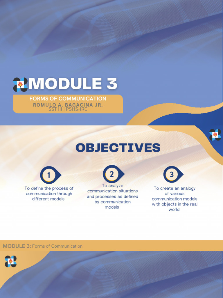 Module 3 Forms of Communication | PDF | Communication | Behavioural Sciences