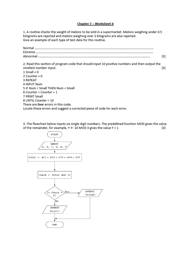 Chapter 7 Algorithms W6 | Download Free PDF | Computer Engineering | Computer Programming
