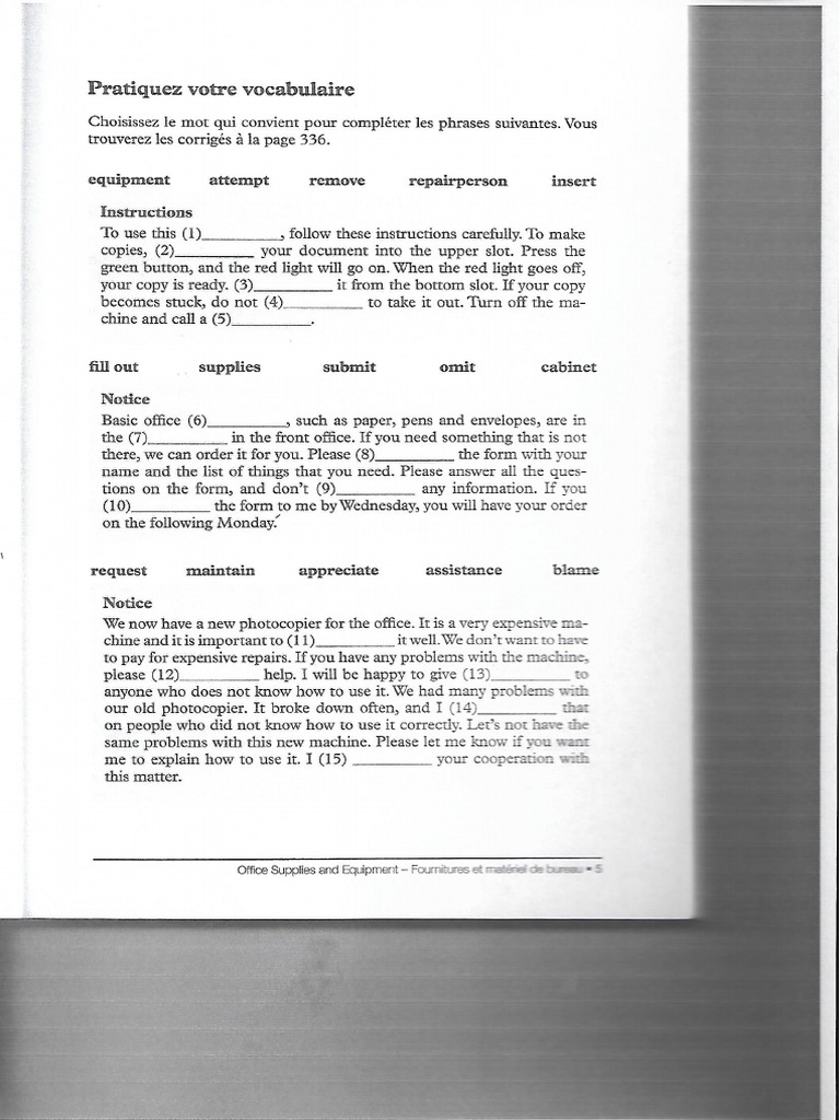 Voc Gra Office 5 | PDF