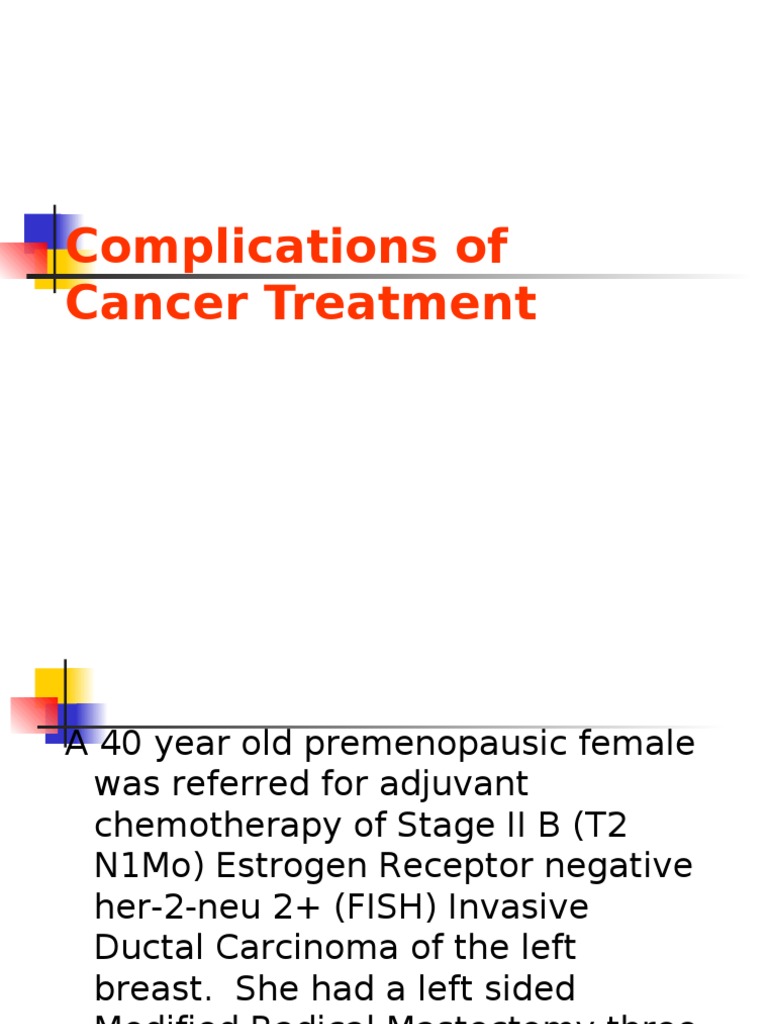 Medicine2 - Complications of Cancer Treatment 2007 | PDF | Chemotherapy ...