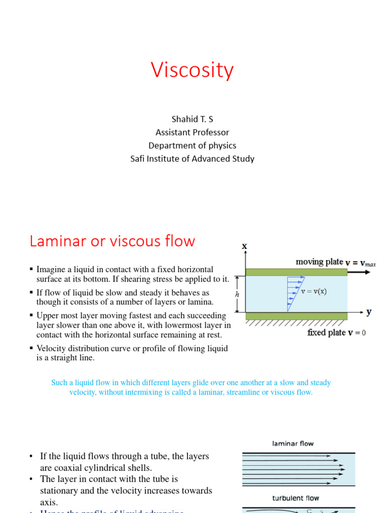 Viscosity | PDF | Viscosity | Fluid Dynamics