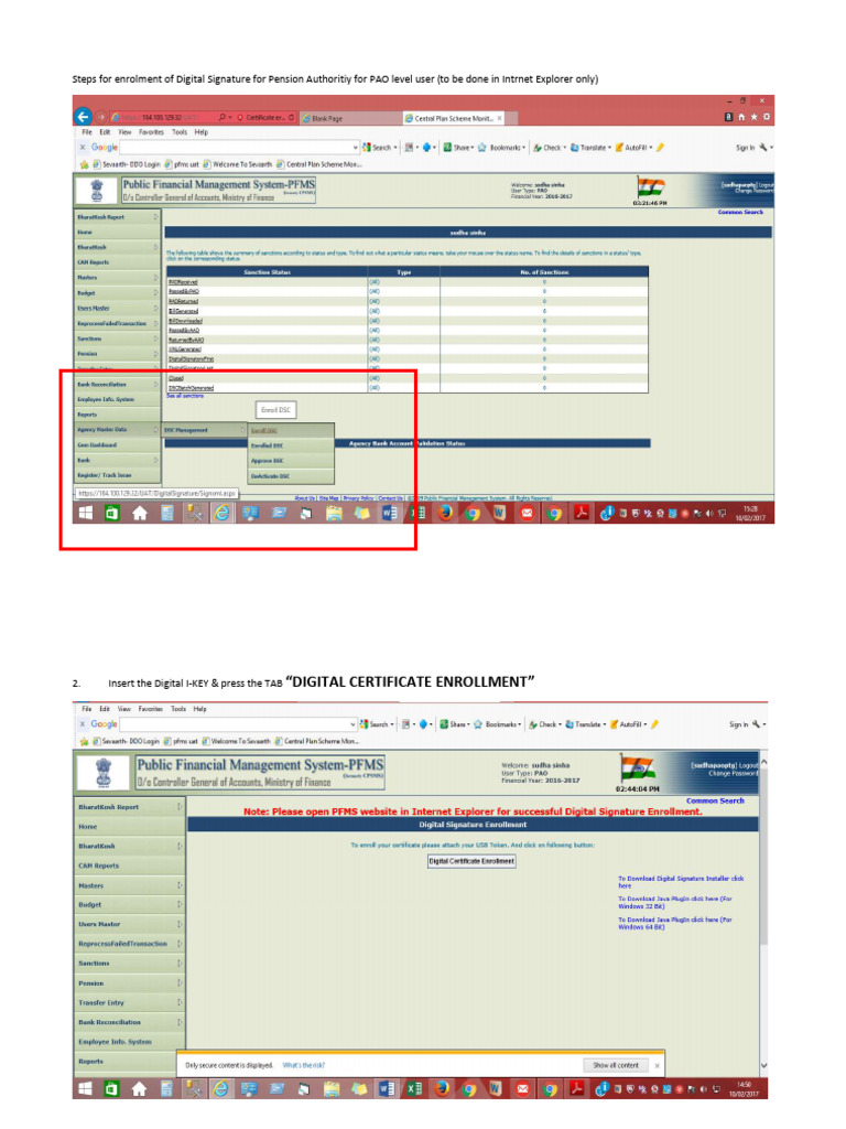User Manual DSC Enrollment | PDF