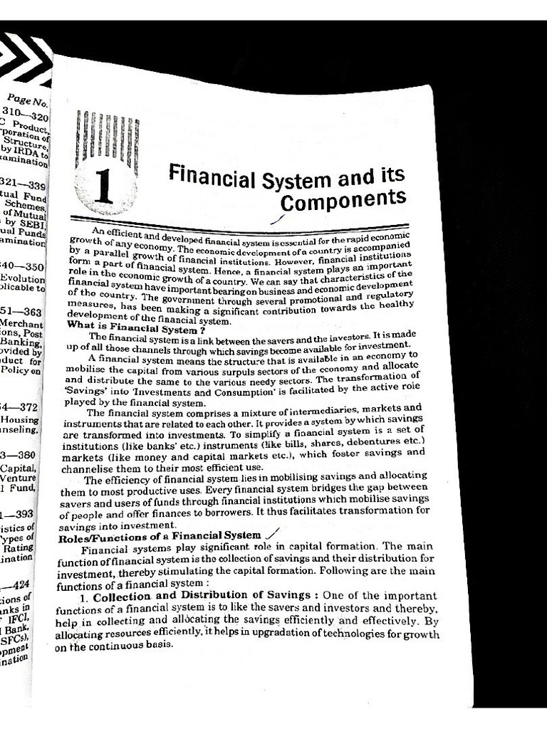 Financial Markets and Institutions Unit 1 | PDF