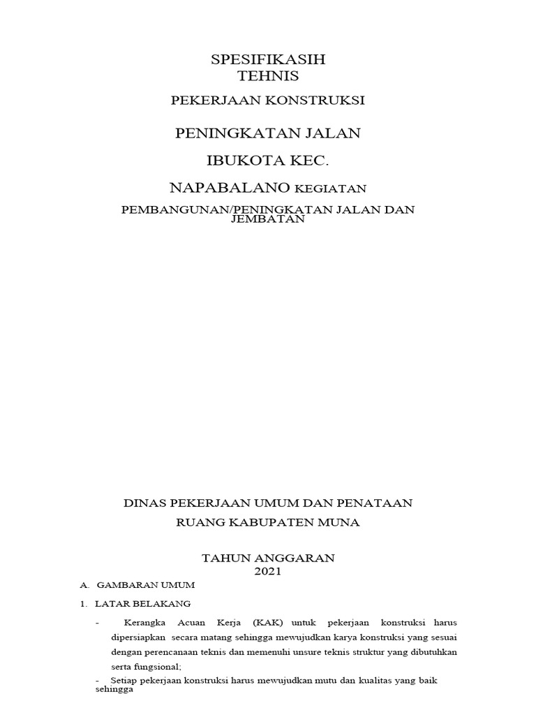 Spektek Napabalano | PDF