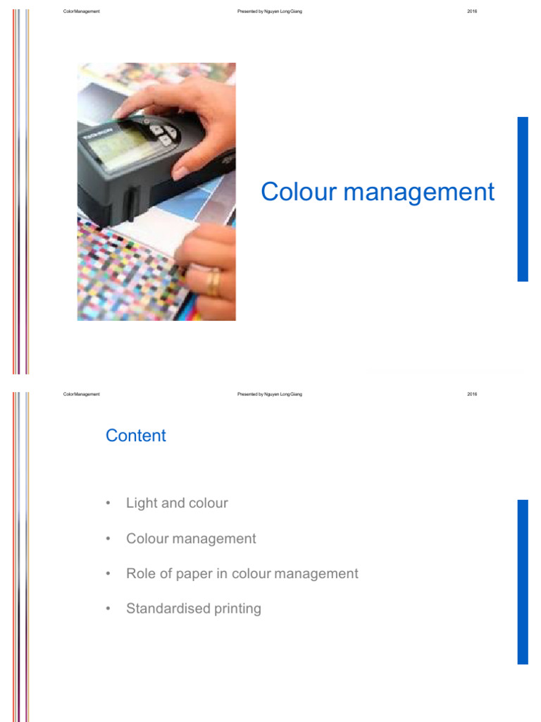 Iso Color Management Pdf _ Gestion Des Couleurs Colorimétriques – QNANCK