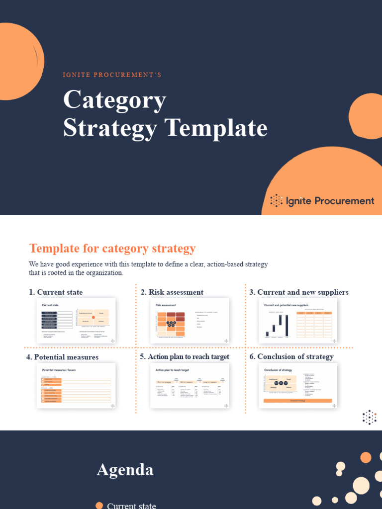 Ignite Procurement Category Strategy Template | PDF | Supply Chain ...
