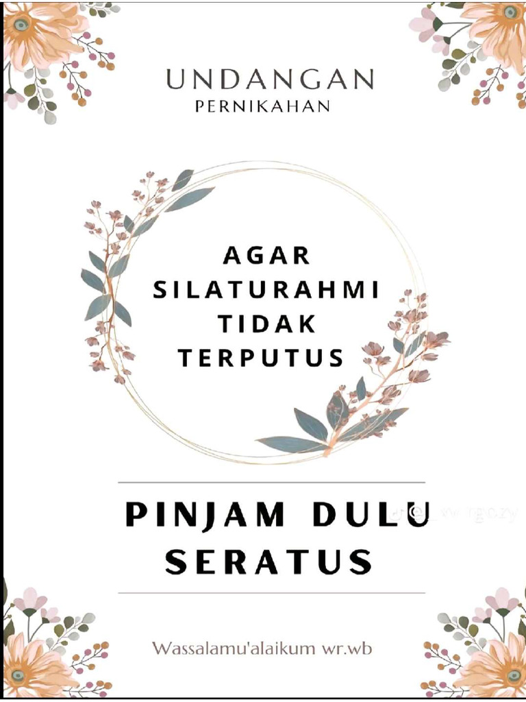 Undangan Pernikahan Meme | PDF