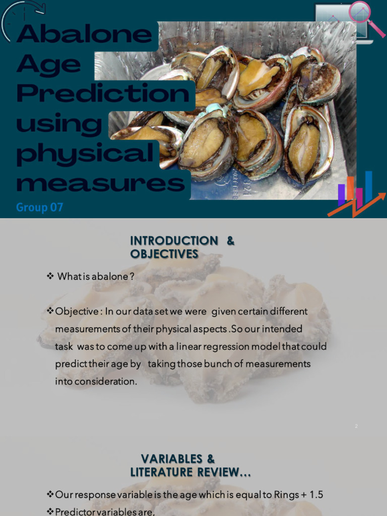 Ablone Data Set - Case Study | PDF | Coefficient Of Determination | Outlier