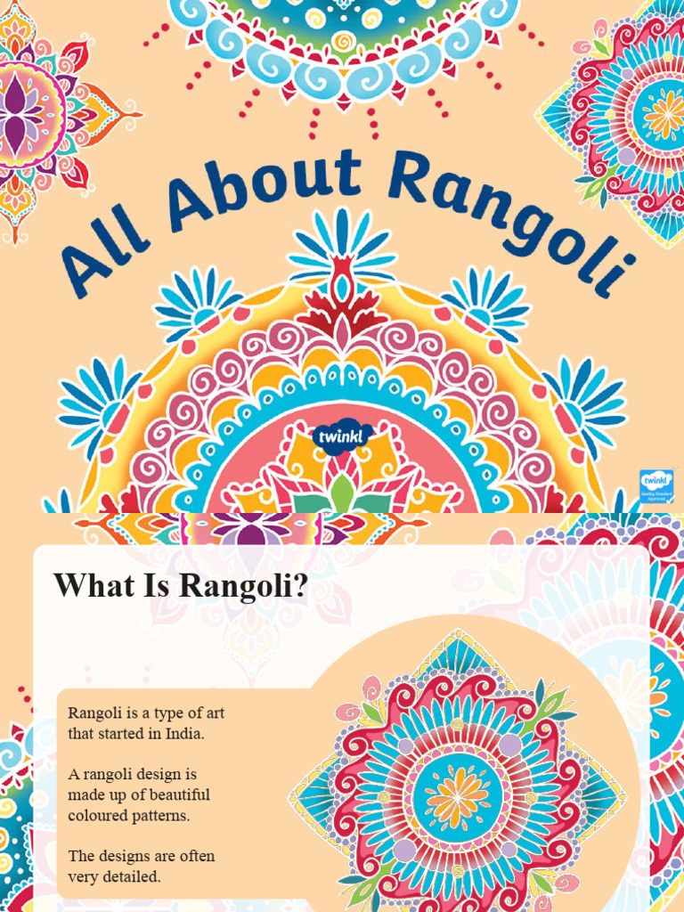 All About Rangoli Powerpoint | PDF