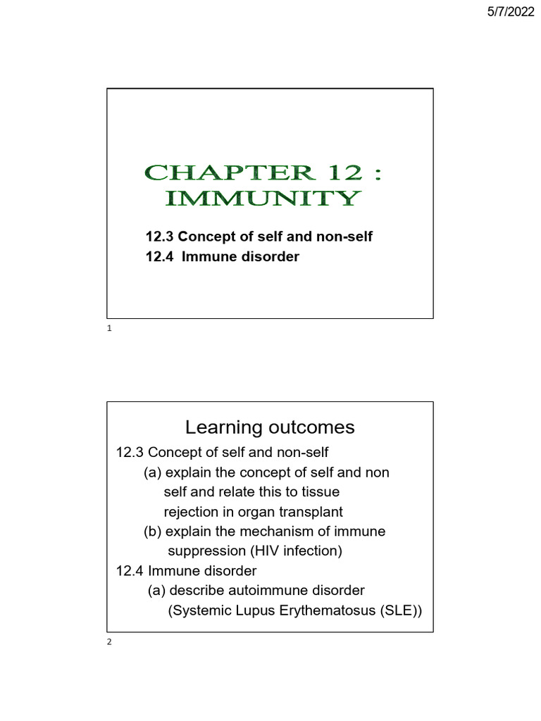 Immunity Part 2 Note | PDF | Transplant Rejection | Immune System