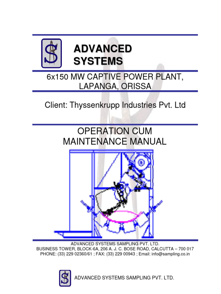 CSU-Manual & DWG in Last Pages - Coal Sampling Unit | PDF | Switch ...