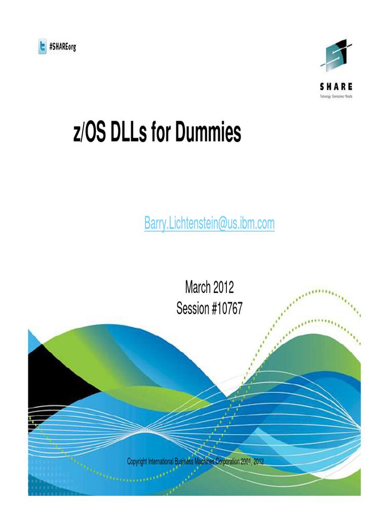 zOS DLLs For Dummies | PDF | Library (Computing) | C++