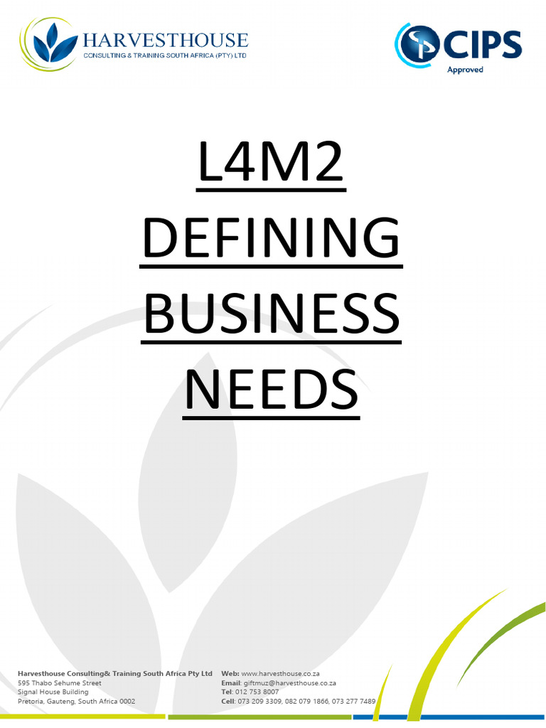 L4M2 Test Harvesthouse | PDF | Procurement | Supply Chain