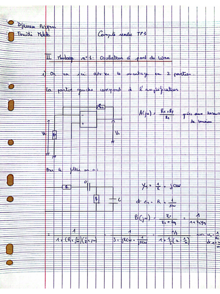 COMPTE RENDU TP3, Isen Lille | PDF