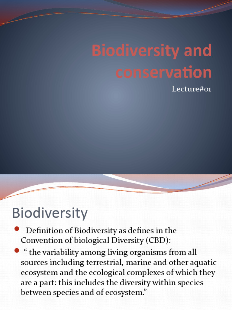 Understanding Biodiversity and Conservation | PDF | Species | Biodiversity