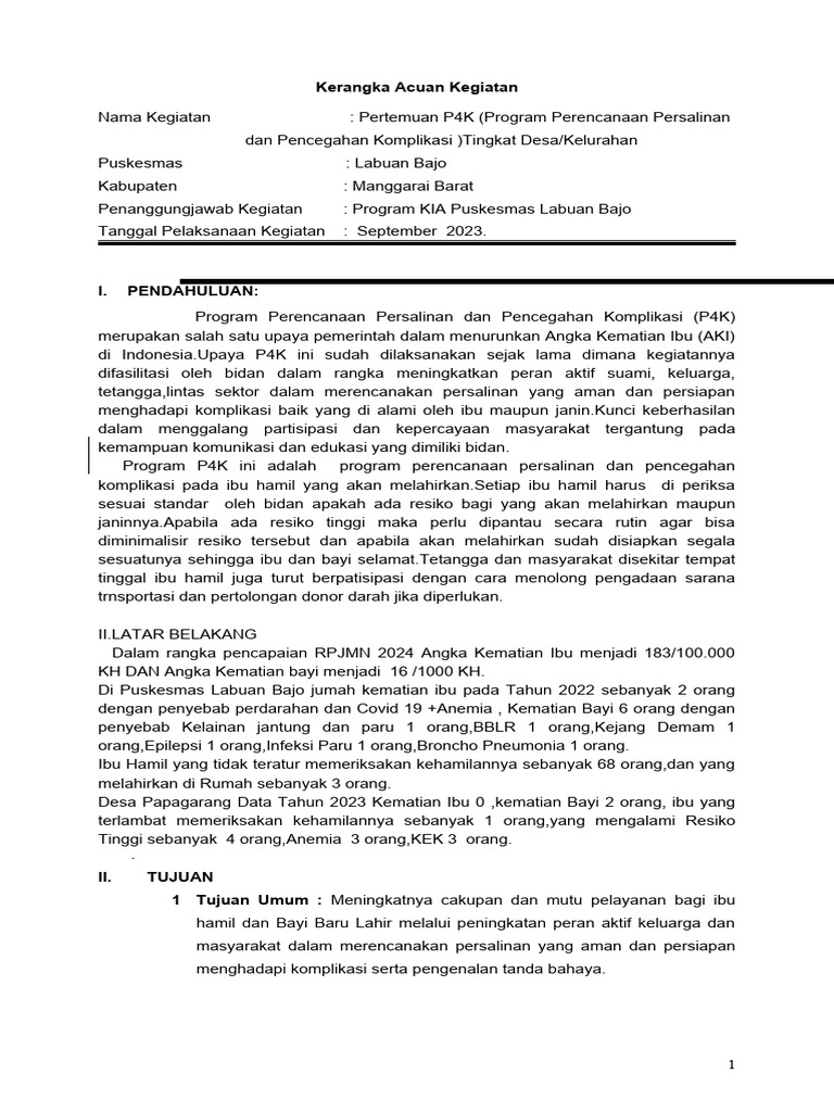 Tor Validasi Dan Evaluasi Gikia 2023 | PDF | Kesehatan Holistik | Sains ...