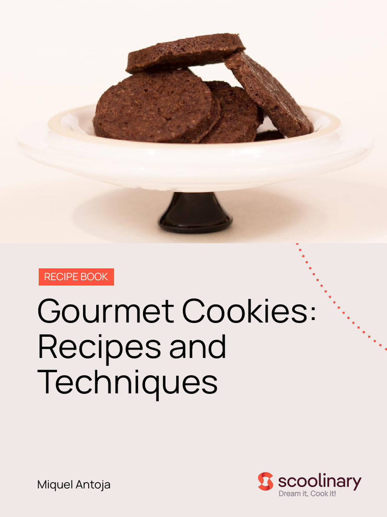 Gourmet Cookie Recipes by Miquel Antoja | PDF | Baking | Dough