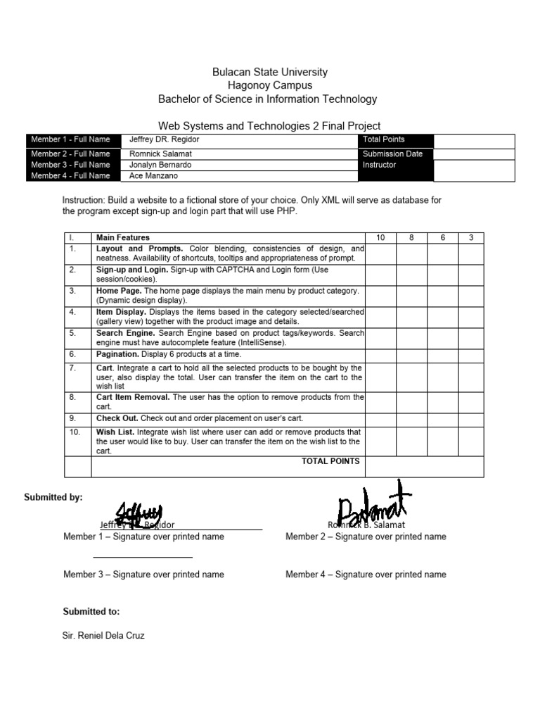 Final Project Rubric | PDF | Websites | Cyberspace