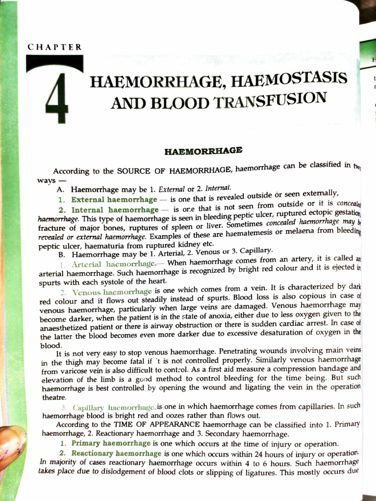 Hemorrhage | PDF | Bleeding | Coagulation