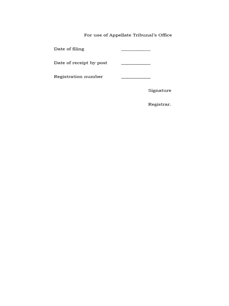 DRAT Appeal Draft | PDF | Tribunal | Credit