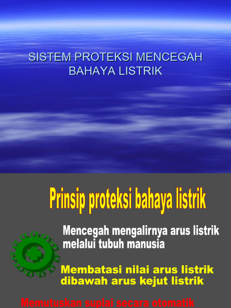 2.sistem Proteksi Mencegah Bahaya Listrik | PDF