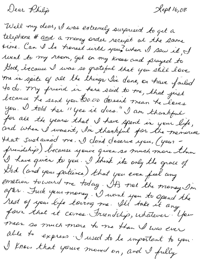 Letter From Misty | PDF