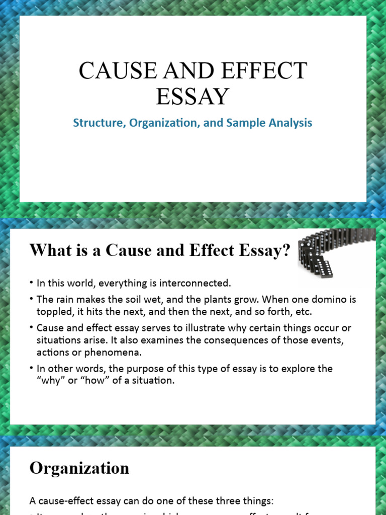 Cause and Effect Essay Guide | PDF | Air Pollution | Essays