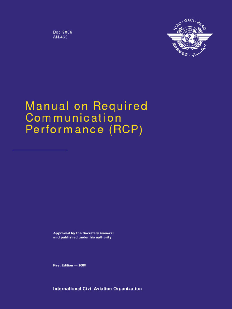 9869 Cons en | PDF | Air Traffic Control | Communication