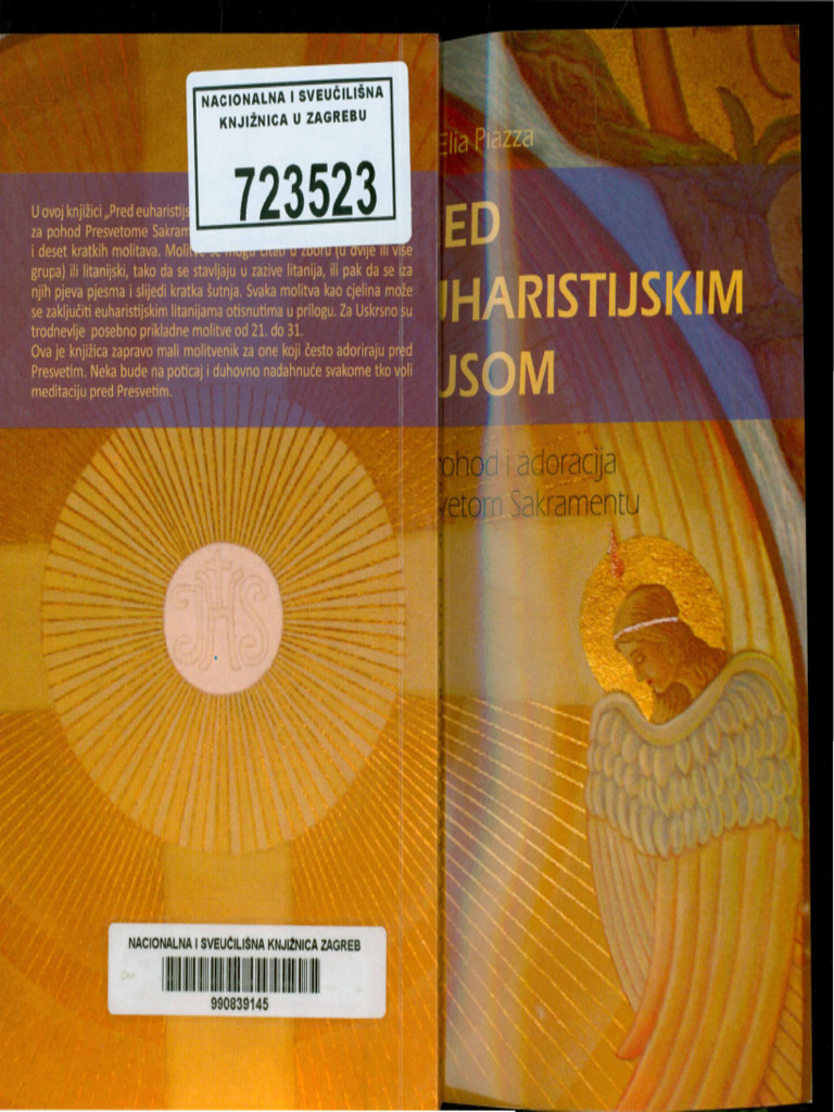 Don Elia Piazza - Pred Euharistijskim Isusom | PDF