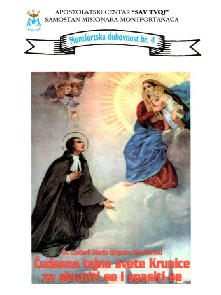 Louis Marie Grignion de Montfort - Cudesna Tajna Svete Krunice Za ...