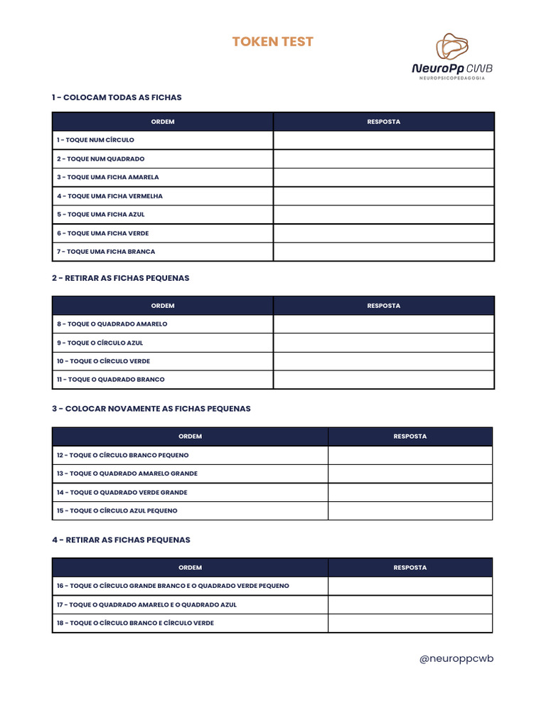 Token Test Aplicador | PDF