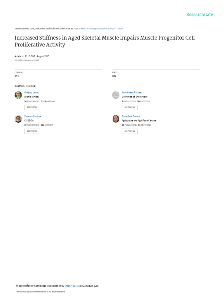Jurnal 5 | PDF | Extracellular Matrix | Skeletal Muscle