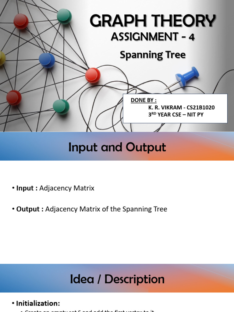Assignment 4 - Spanning Tree | PDF