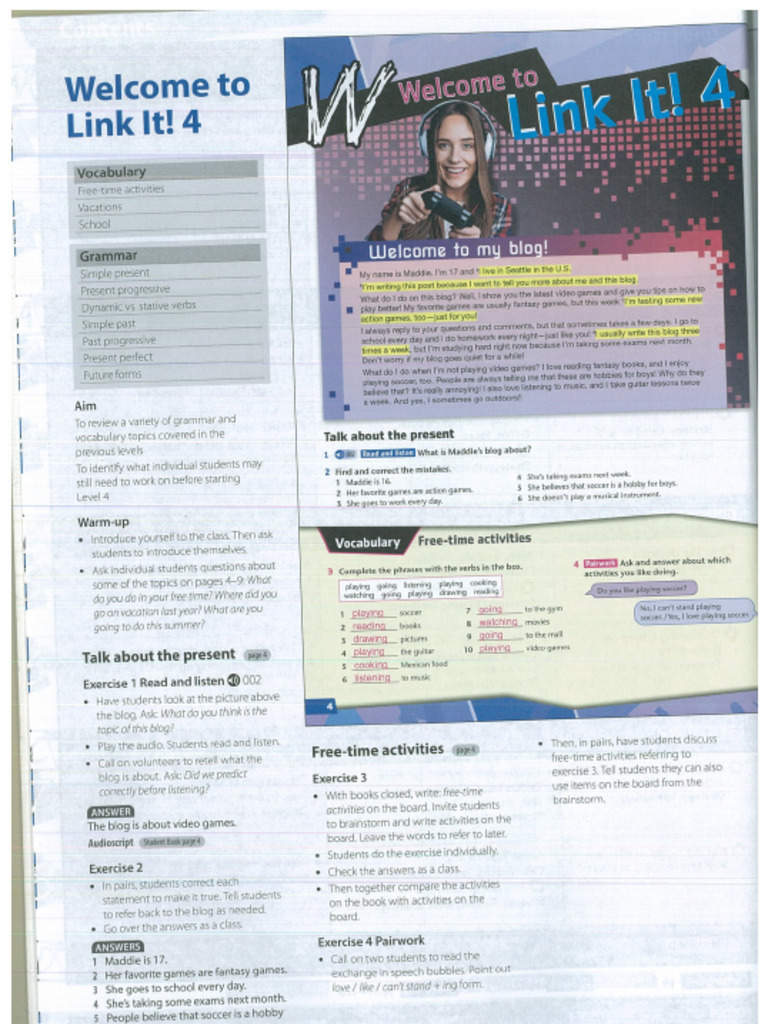 TB - Link It 4 - Welcome - 1 - 2 | PDF