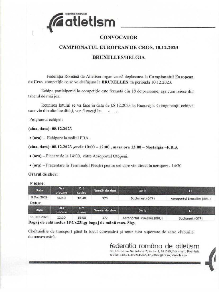 Convocator C.E. Cros | PDF