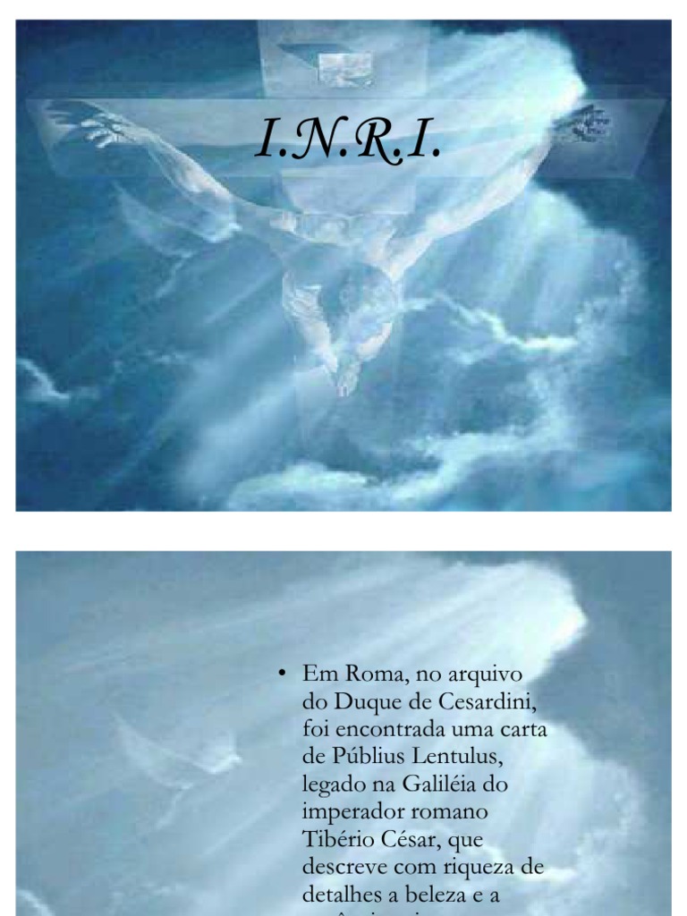 Carta de Publius Lentulus Falando Sobre Jesus | PDF