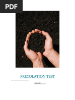 Percolation Test Procedure | PDF | Soil | Loam