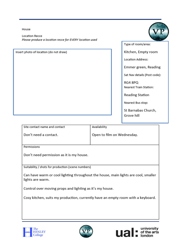 Location Recce 2 | PDF