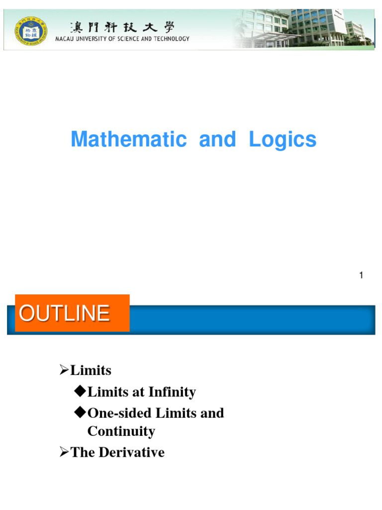 Lecture - 02 Limits and Derivative | PDF | Derivative | Tangent