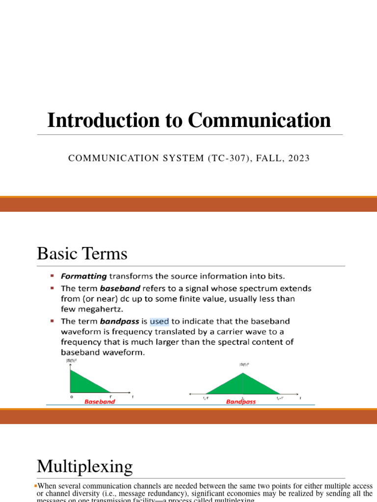 Multiplexing Techniques & Phasor Line Spectra | PDF | Multiplexing | Channel Access Method