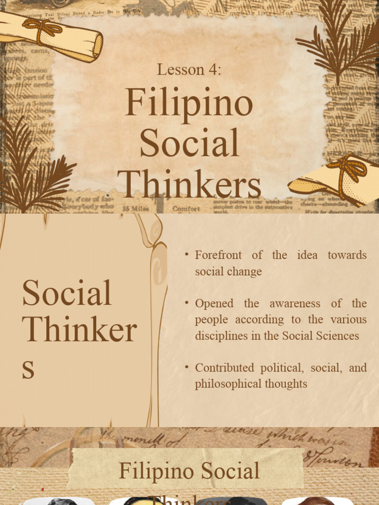 Key Contributions of Filipino Thinkers | PDF | Intellectual | Philippines