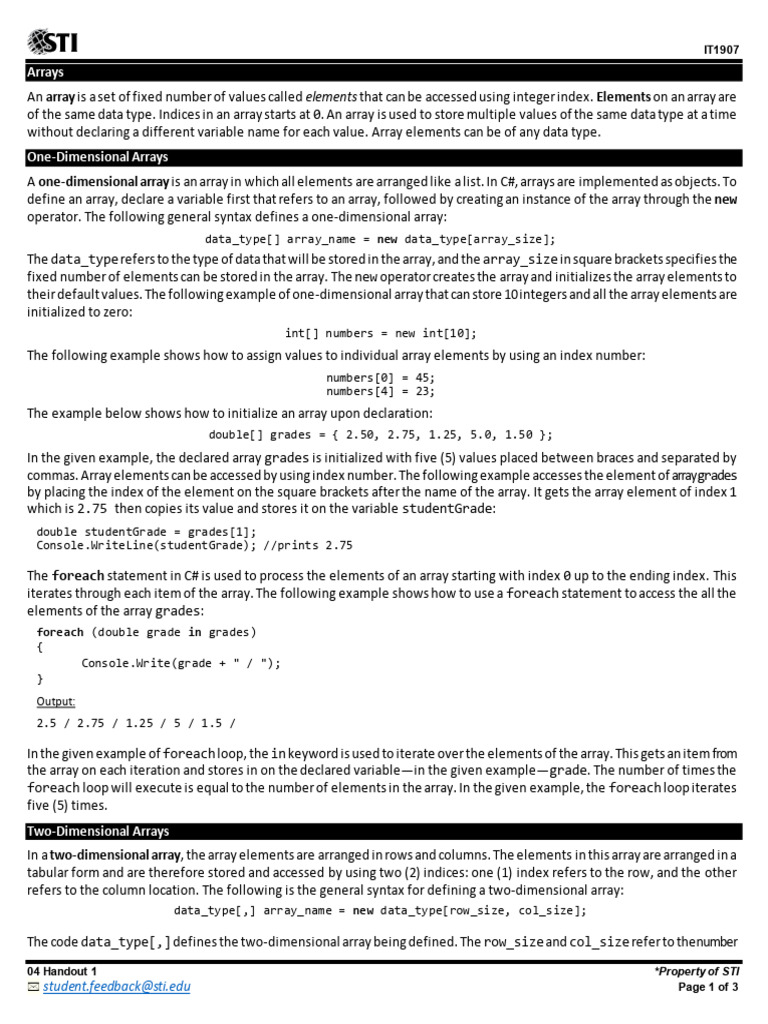 04 Handout | PDF | String (Computer Science) | Data Type 04 Handout | PDF | String (Computer Science) | Data Type