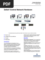 Product Data Sheet Deltav Smart Switches Deltav en 179014 | PDF | Network Switch | Computer Network