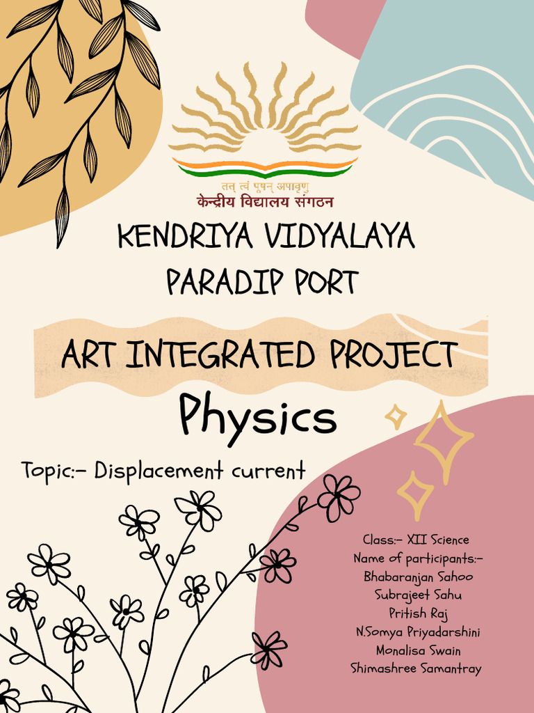 Pastel Colors Modern Minimal Portfolio Cover Page A4 Document ...