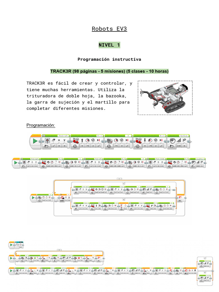 Robots EV3 | PDF | Robot | Robótica