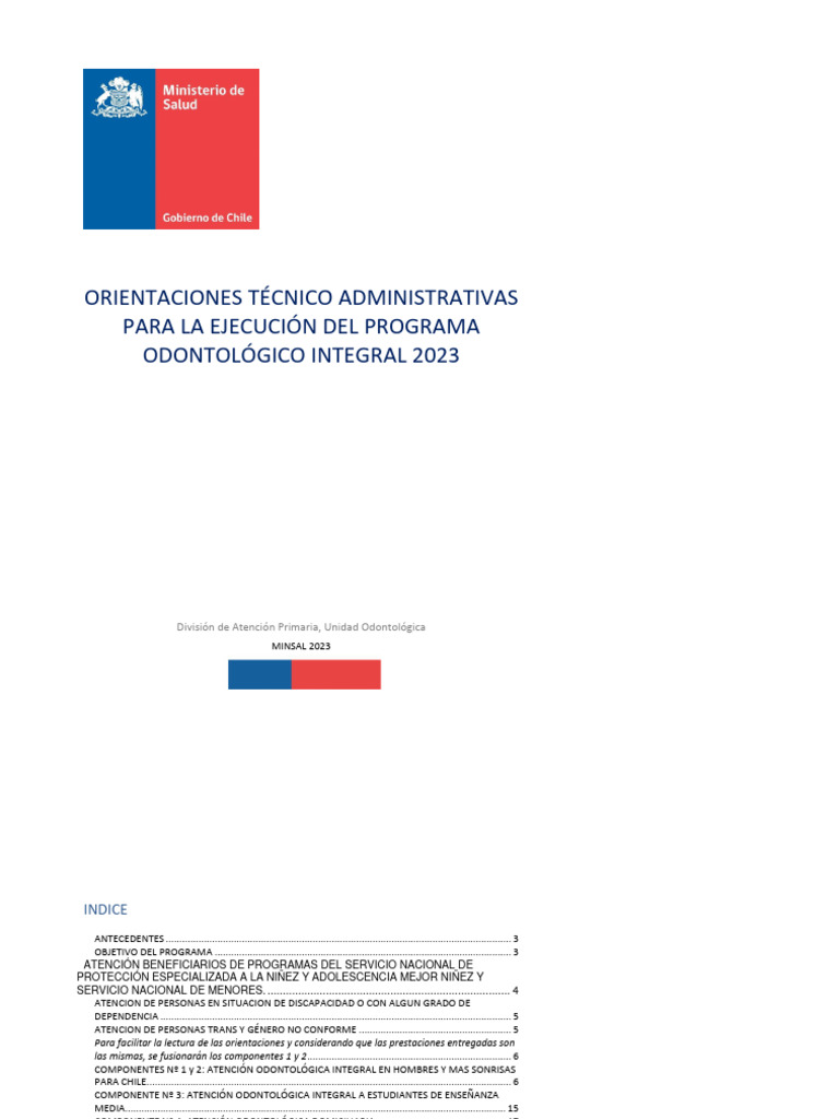 Programa Odontologico Integral 2023 | PDF | Transgénero | Estudios LGBTQIA+