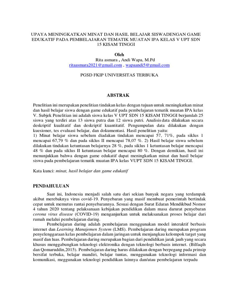 Karil 3 Rita | PDF | Kesehatan Holistik