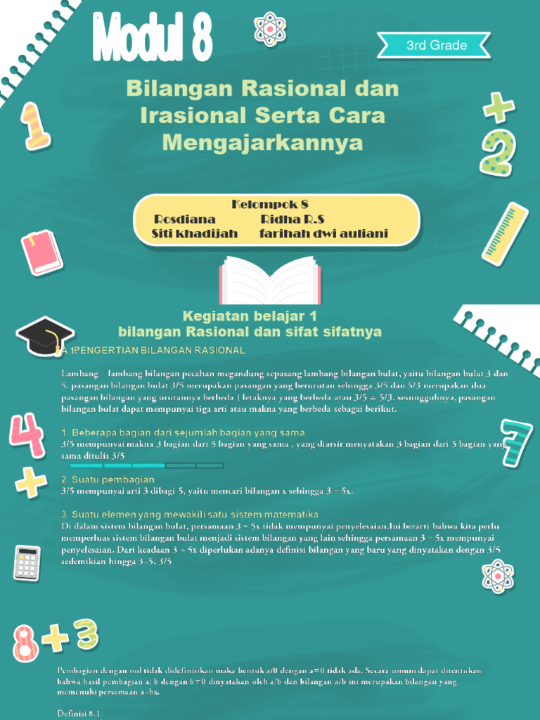Mengajarkan Bilangan Rasional dan Irasional | PDF