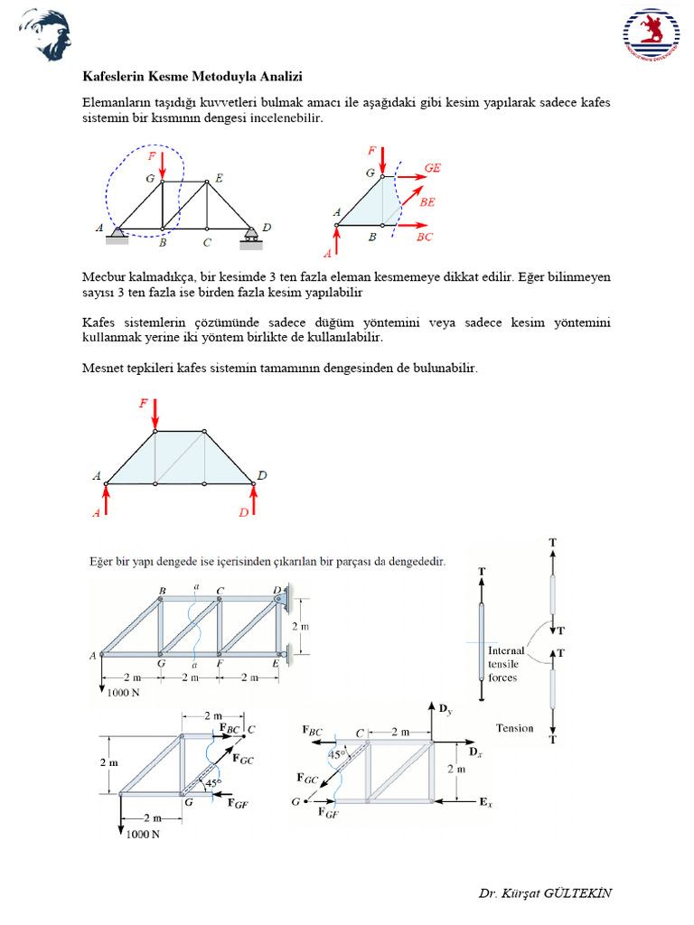 Statik 13. Hafta | PDF