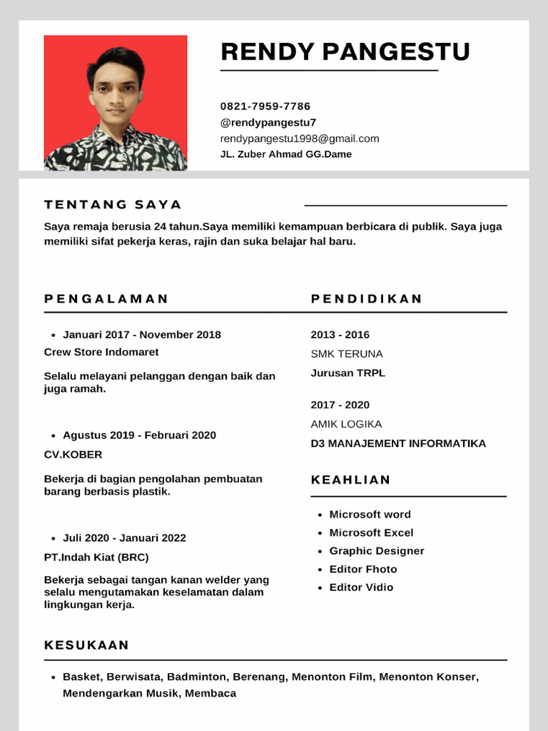 Rendy Pangestu | PDF